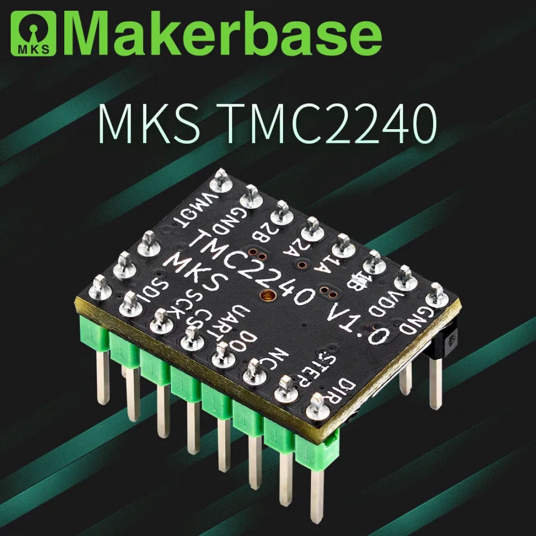 درایور استپر موتور Makerbase MKS TMC2240﻿ - فروشگاه پرینتر سه بعدی پرمان شاپ | لذت ساختن همه چیز