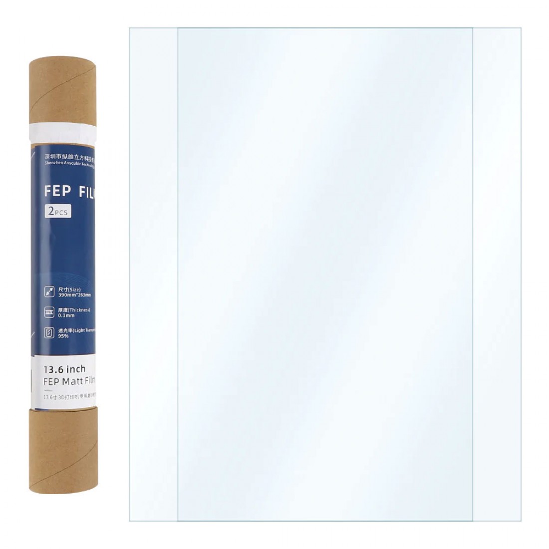 فیلم FEP سایز 13.6 اینچی برند انی کیوبیک FEP Matt Film 13.6 inch ...