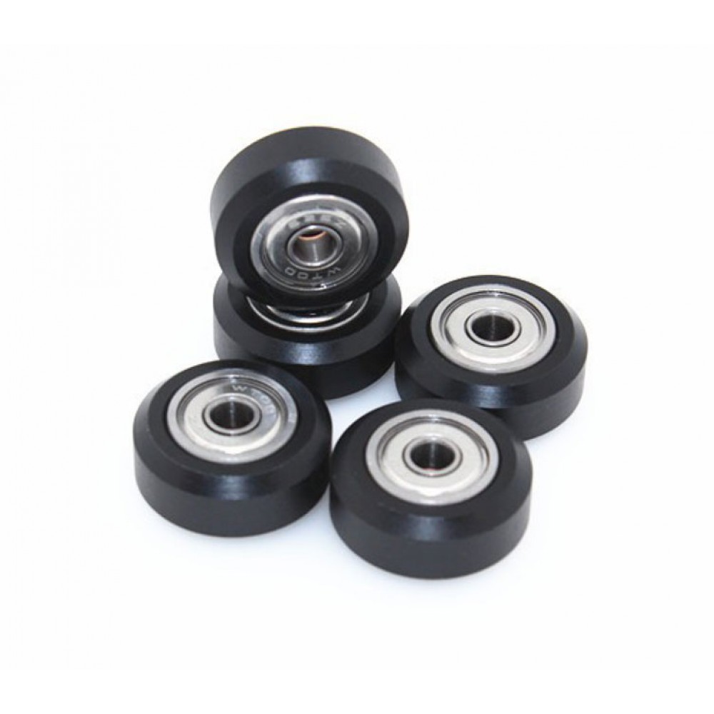 چرخ V جنس POM با دو عدد بلبرینگ Openbuilds POM V wheel - 625zz ...